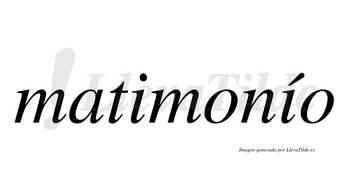 ¿Lleva tilde matimonío? | LlevaTilde.es