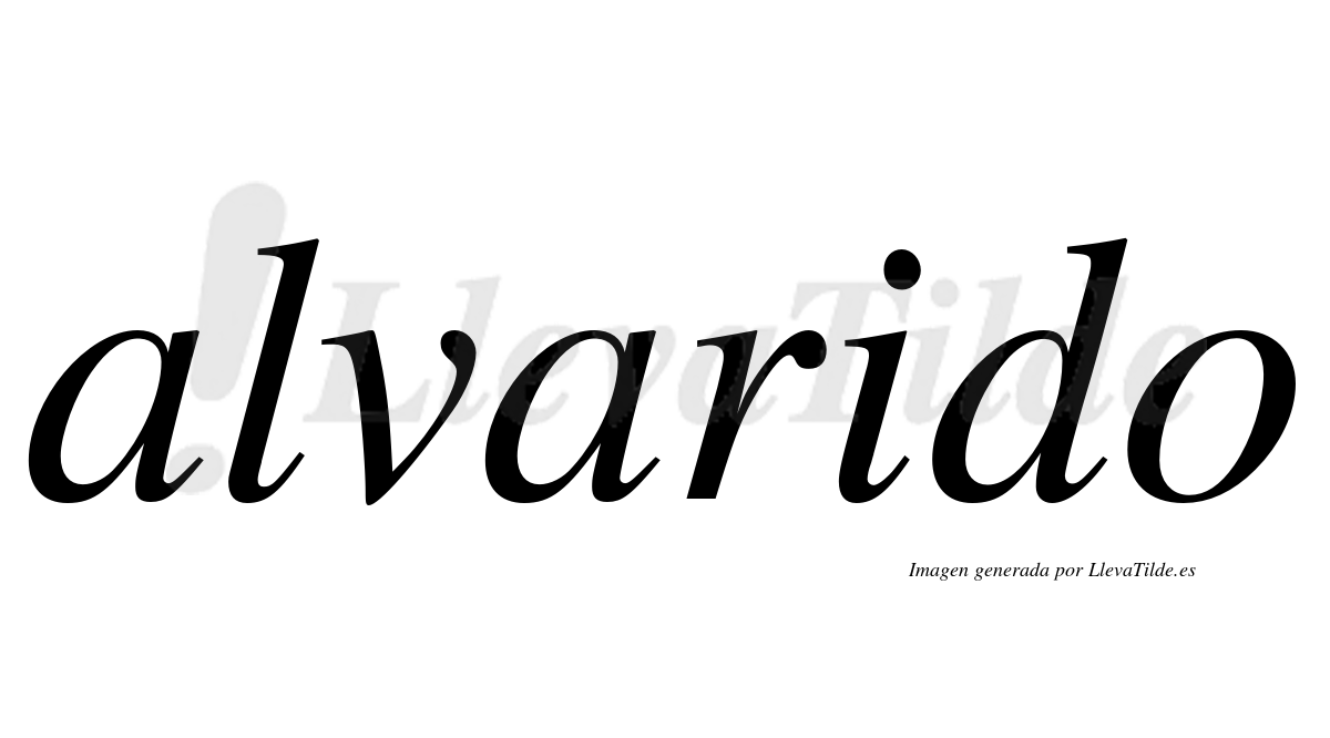 ¿Lleva tilde alvarido? | LlevaTilde.es