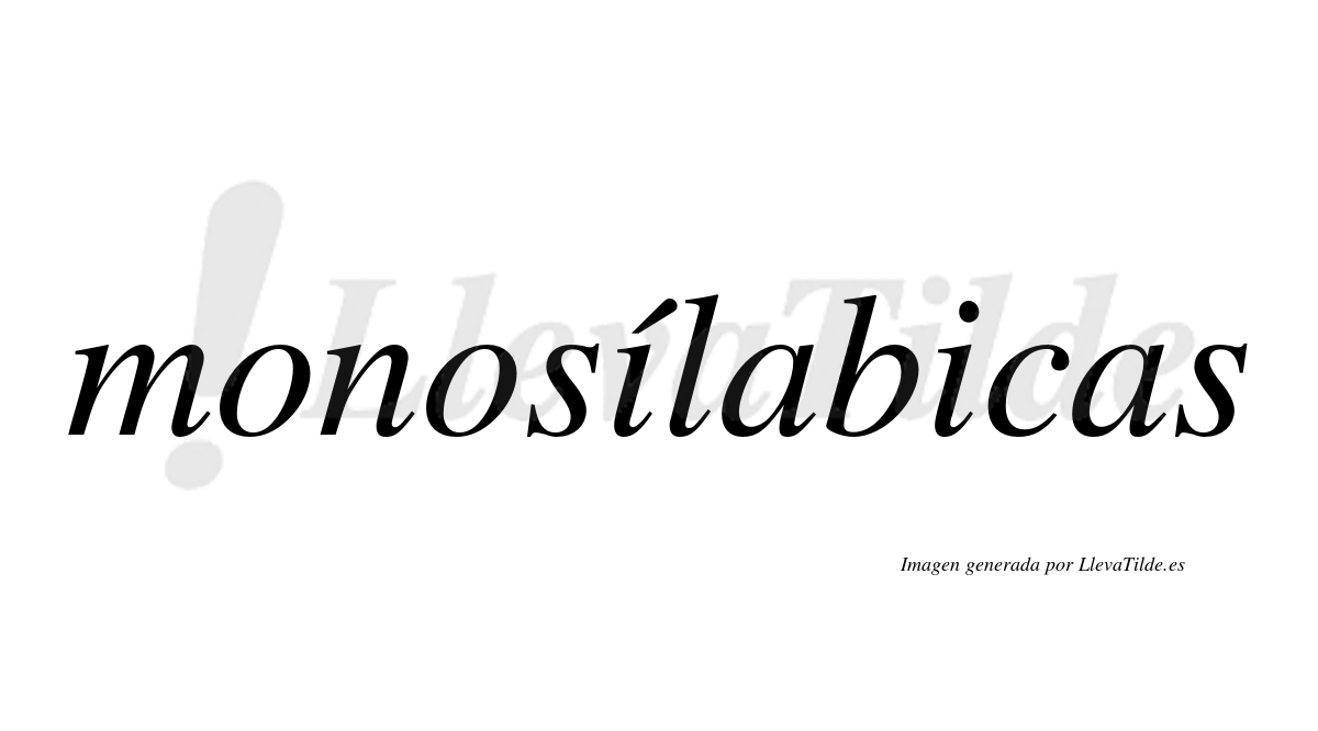 ¿Lleva tilde monosílabicas? | LlevaTilde.es
