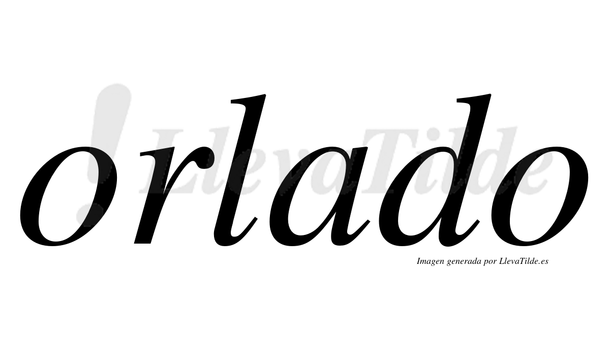 ¿Lleva tilde orlado? | LlevaTilde.es