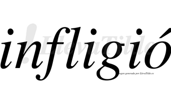 ¿Lleva tilde infligió? | LlevaTilde.es