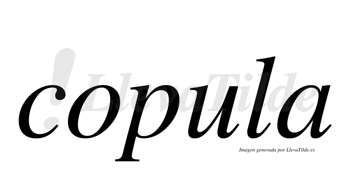 ¿Lleva tilde copula? | LlevaTilde.es