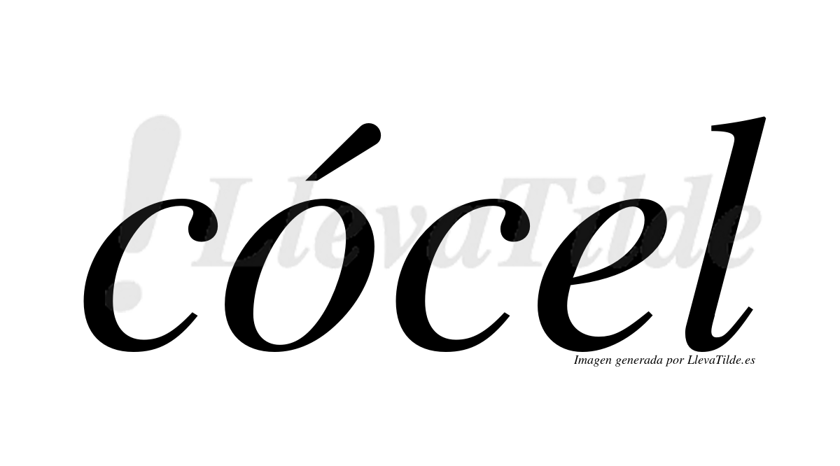 ¿Lleva tilde cócel? | LlevaTilde.es