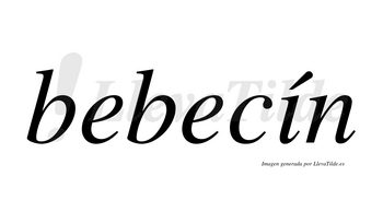 ¿Lleva tilde bebecín? | LlevaTilde.es