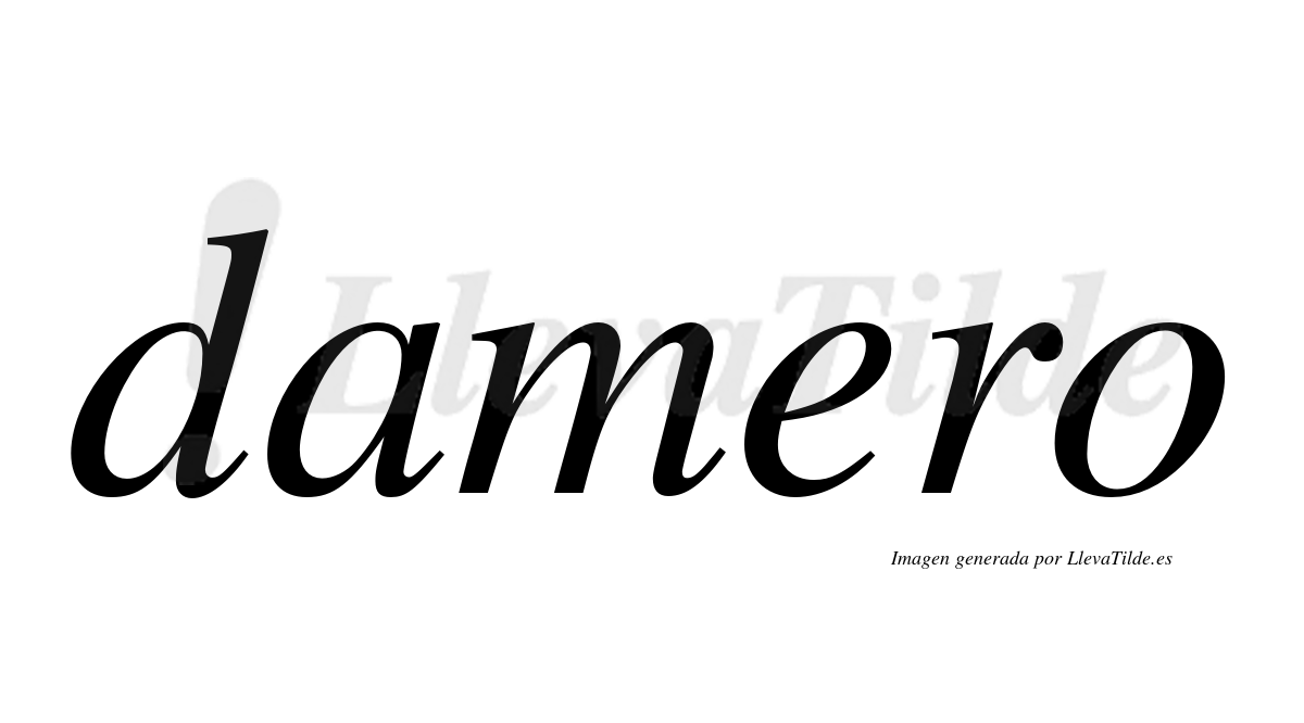 ¿Lleva tilde damero? | LlevaTilde.es