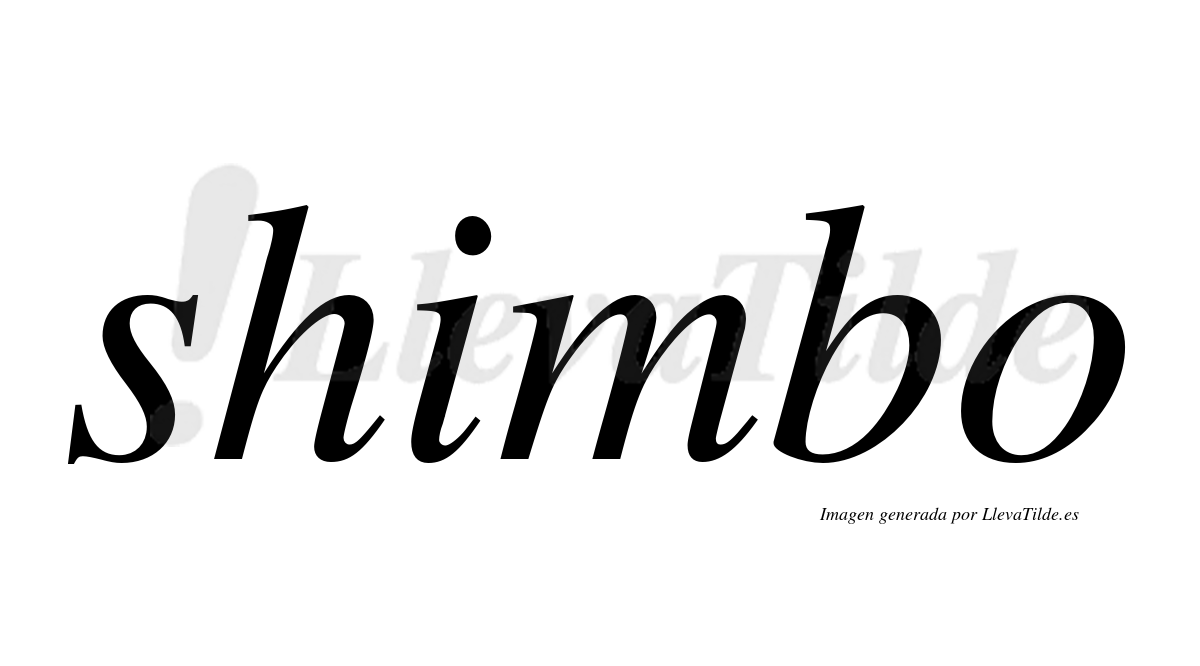 ¿Lleva tilde shimbo? | LlevaTilde.es