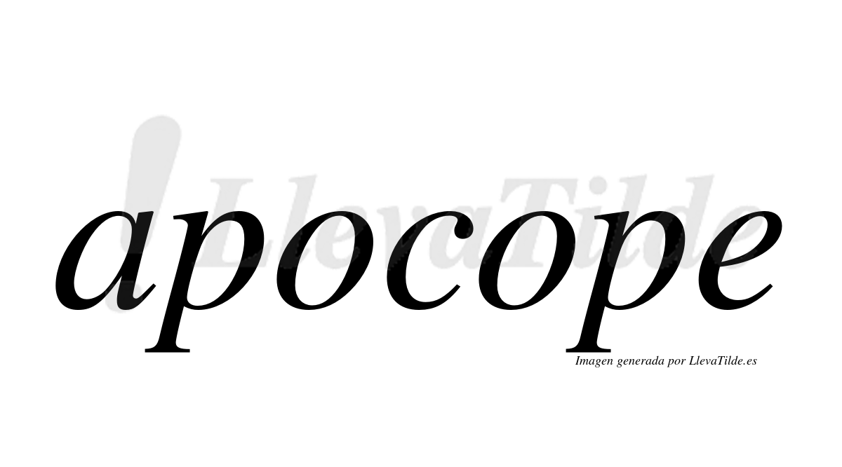 ¿Lleva tilde apocope? | LlevaTilde.es