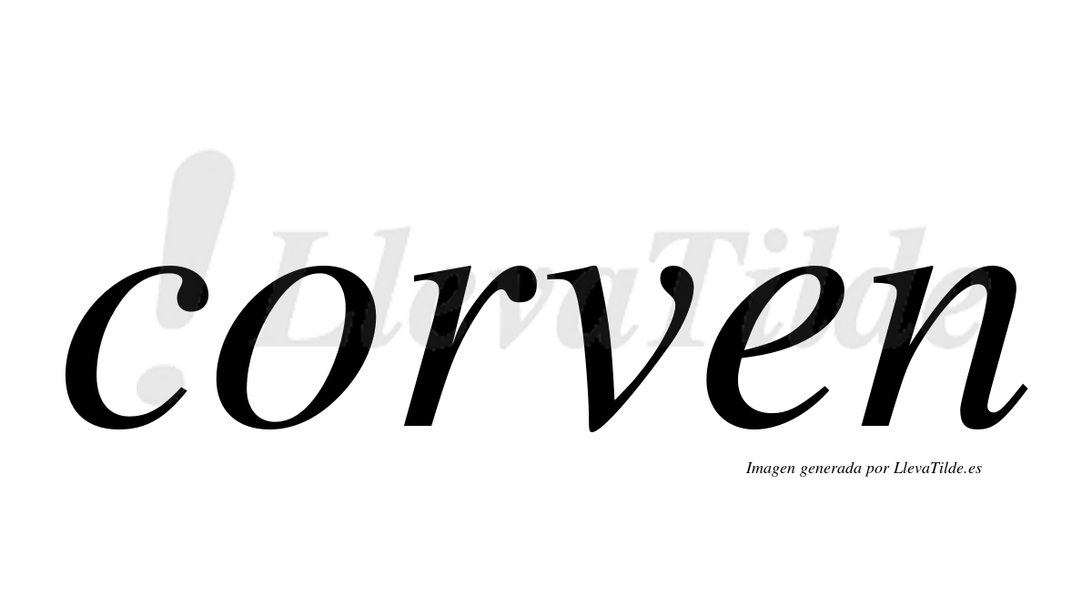 ¿Lleva tilde corven? | LlevaTilde.es