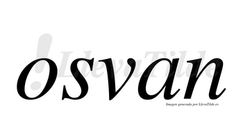 ¿Lleva tilde osvan? | LlevaTilde.es