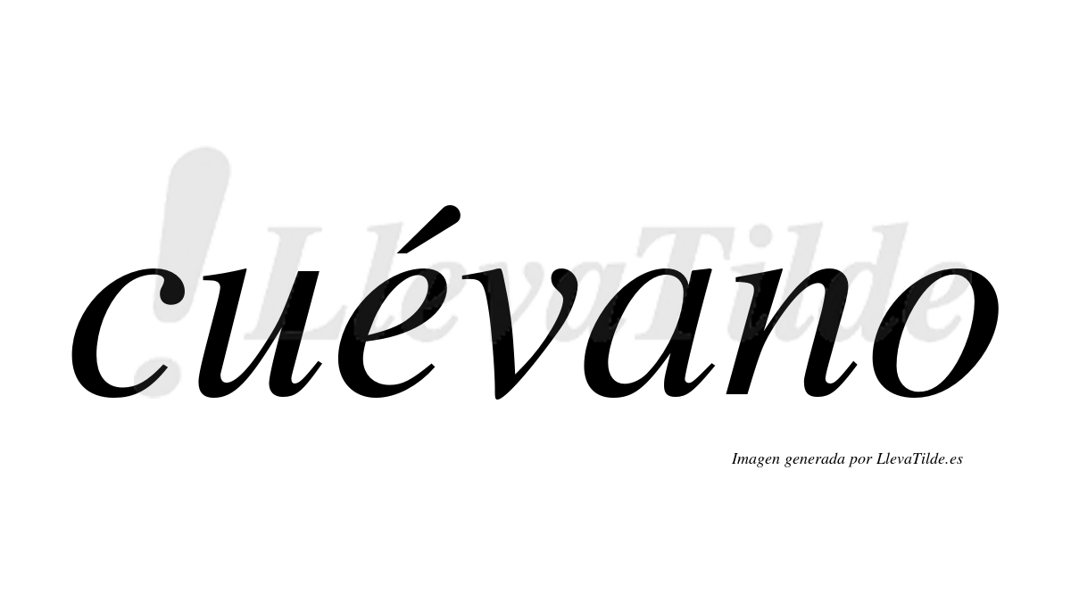 ¿Lleva tilde cuévano? | LlevaTilde.es