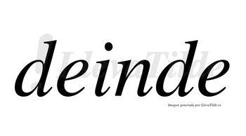 ¿Lleva tilde deinde? | LlevaTilde.es