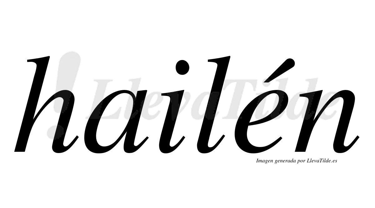 ¿Lleva tilde hailén? | LlevaTilde.es