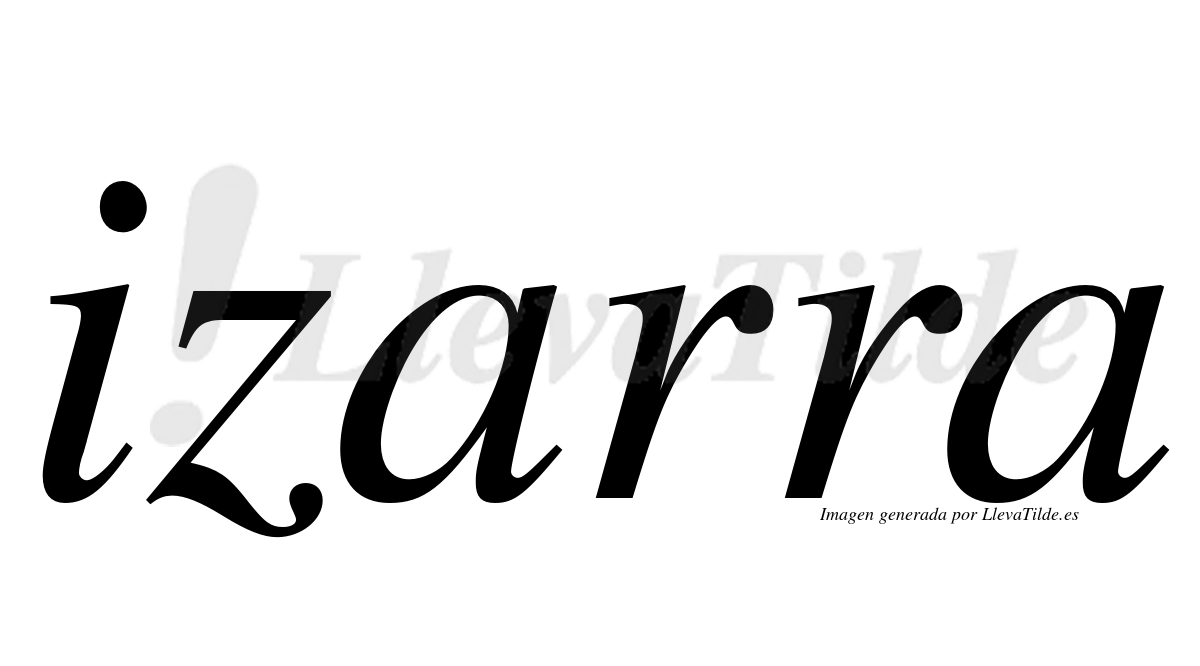 ¿Lleva tilde izarra? | LlevaTilde.es