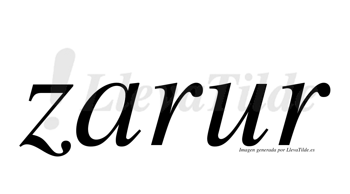 ¿Lleva tilde zarur? | LlevaTilde.es