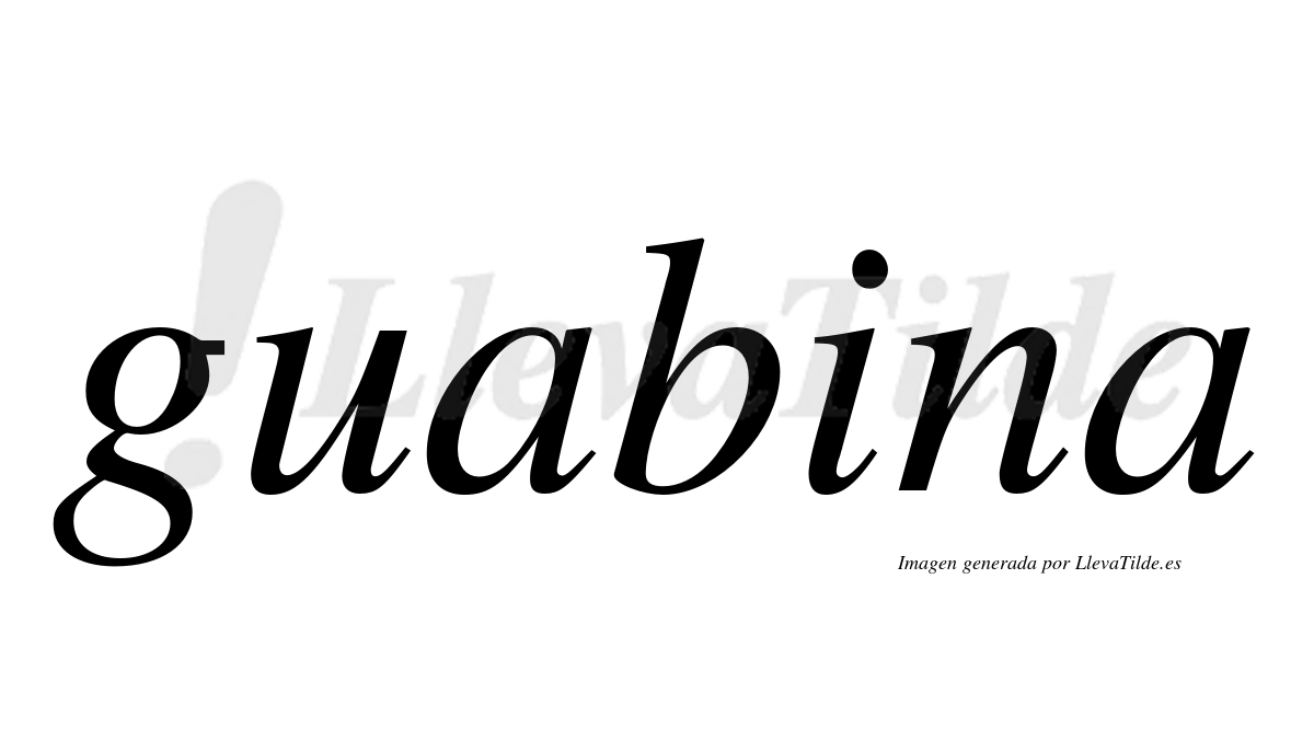 ¿Lleva tilde guabina? | LlevaTilde.es