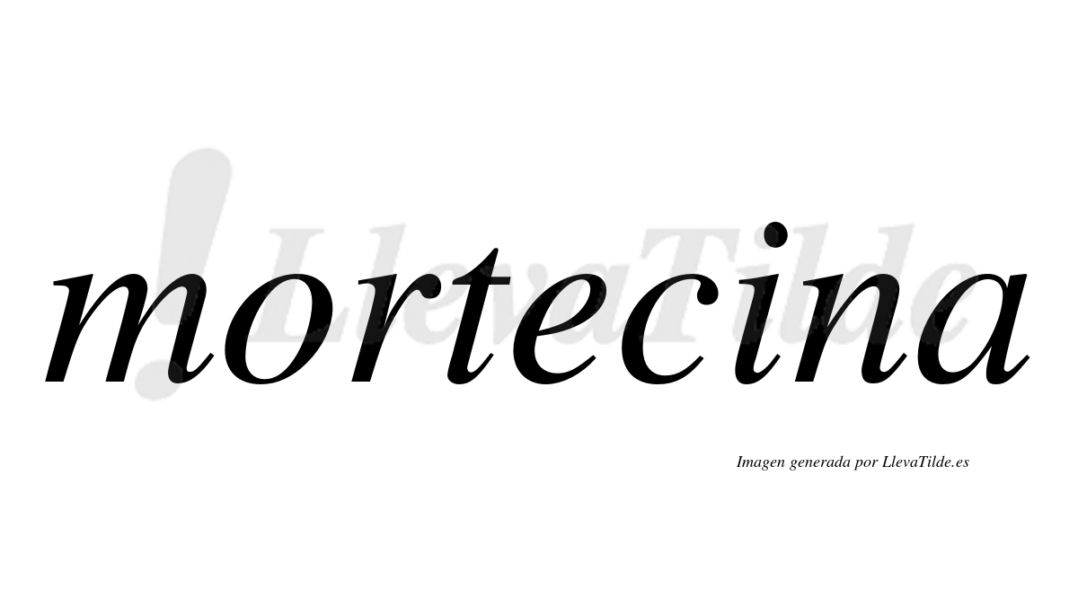 ¿Lleva tilde mortecina? | LlevaTilde.es