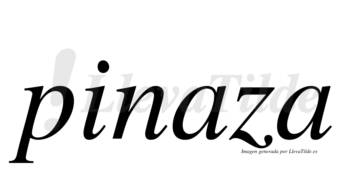 ¿Lleva tilde pinaza? | LlevaTilde.es