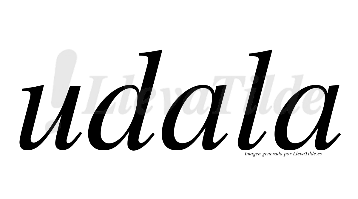 ¿Lleva tilde udala? | LlevaTilde.es
