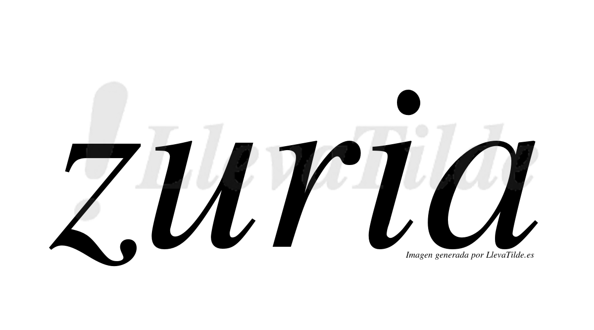 ¿Lleva tilde zuria? | LlevaTilde.es