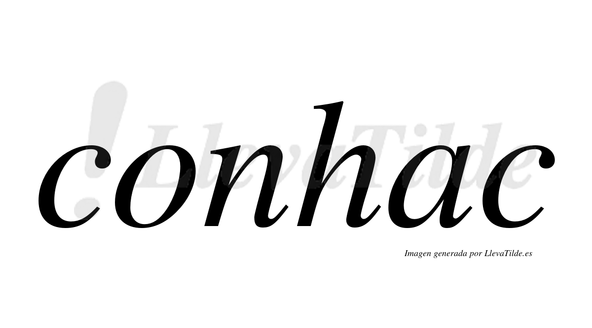 ¿Lleva tilde conhac? | LlevaTilde.es