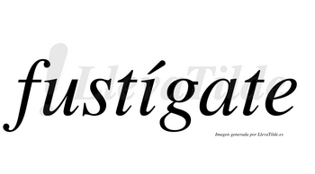 ¿Lleva tilde fustígate? | LlevaTilde.es