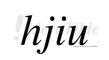 ¿Lleva tilde hjiu? | LlevaTilde.es