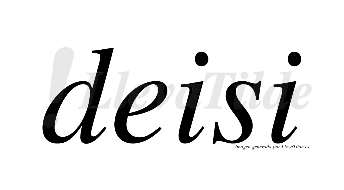 ¿Lleva tilde deisi? | LlevaTilde.es