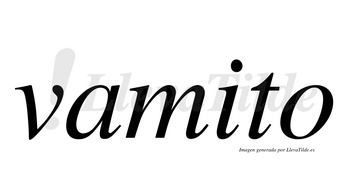 ¿Lleva tilde vamito? | LlevaTilde.es