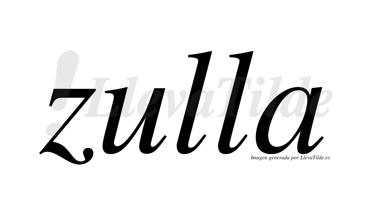 ¿Lleva tilde zulla? | LlevaTilde.es