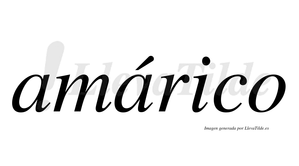 ¿Lleva tilde amárico? | LlevaTilde.es