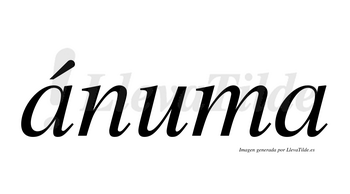 ¿Lleva tilde ánuma? | LlevaTilde.es