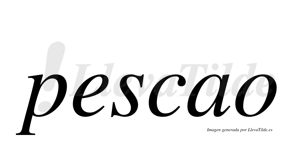 ¿Lleva tilde pescao? | LlevaTilde.es