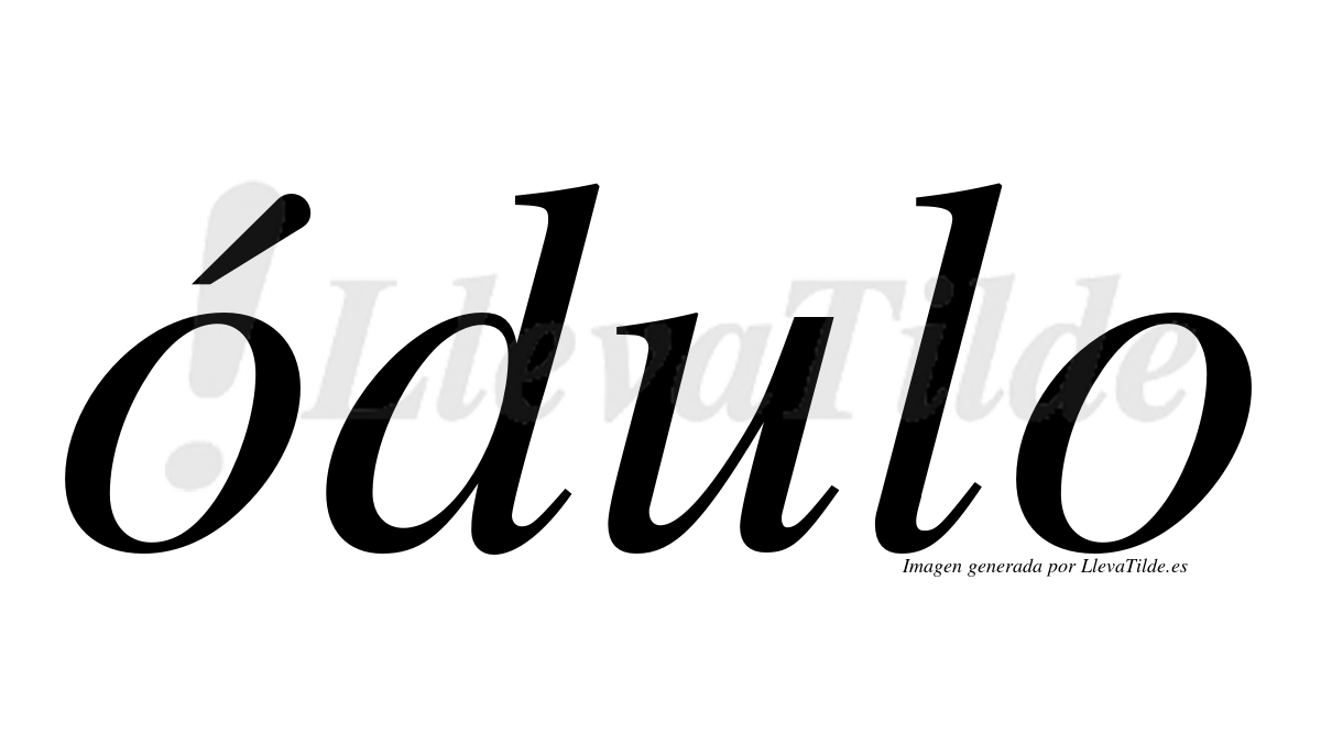 ¿Lleva tilde ódulo? | LlevaTilde.es