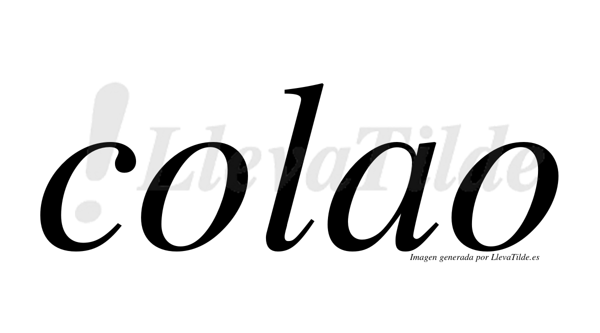 ¿Lleva tilde colao? | LlevaTilde.es