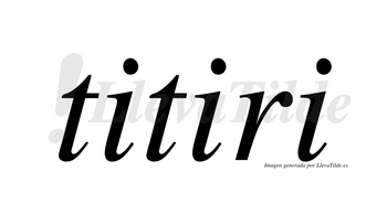 ¿Lleva tilde titiri? | LlevaTilde.es