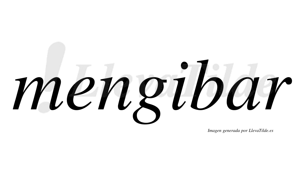 ¿Lleva tilde mengibar? | LlevaTilde.es