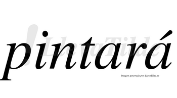 ¿Lleva tilde pintará? | LlevaTilde.es