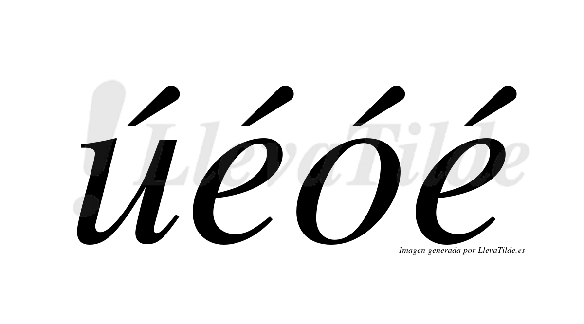¿Lleva tilde úéóé? | LlevaTilde.es