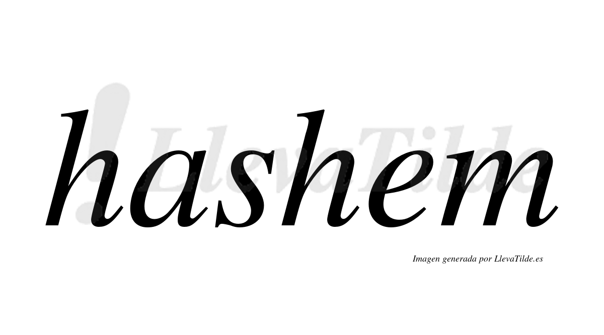 ¿Lleva tilde hashem? | LlevaTilde.es