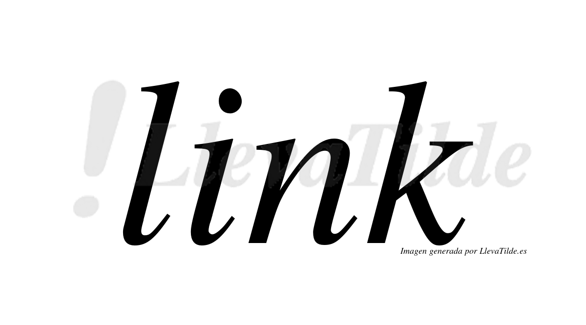 ¿Lleva tilde link? | LlevaTilde.es