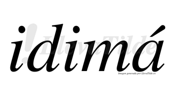 ¿Lleva tilde idimá? | LlevaTilde.es