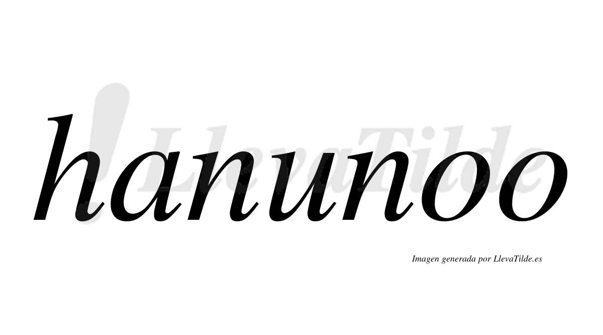¿Lleva tilde hanunoo? | LlevaTilde.es