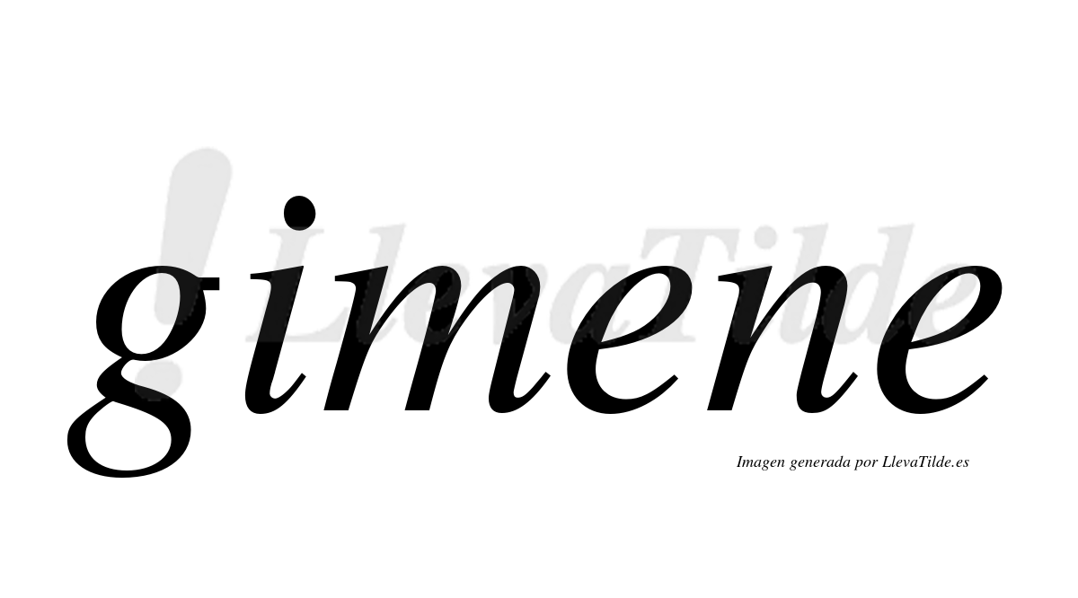 ¿Lleva tilde gimene? | LlevaTilde.es