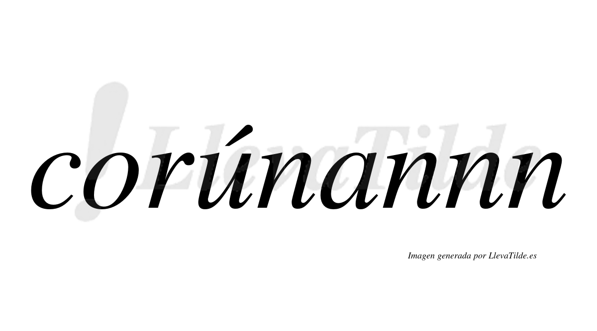 ¿Lleva tilde corúnannn? | LlevaTilde.es