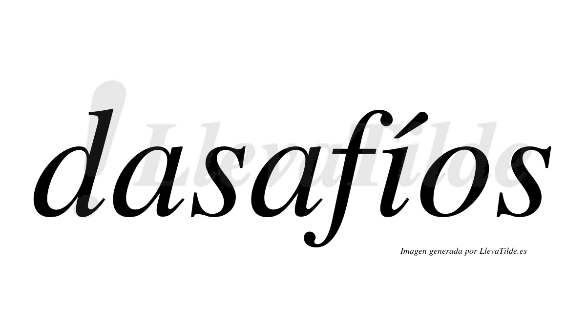 ¿Lleva tilde dasafíos? | LlevaTilde.es