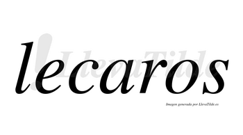 ¿Lleva tilde lecaros? | LlevaTilde.es