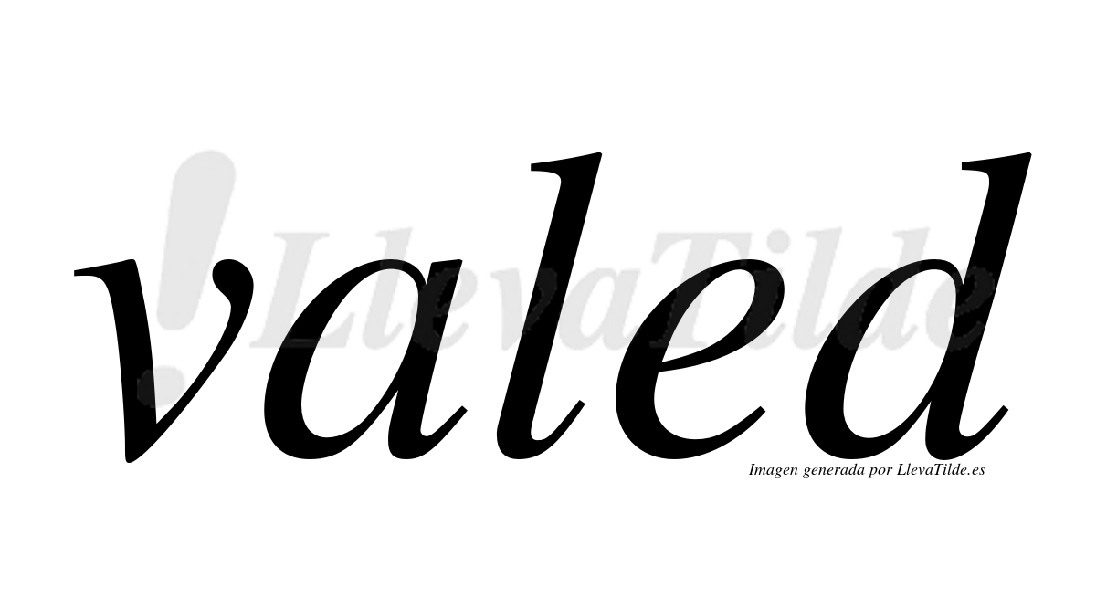 ¿Lleva tilde valed? | LlevaTilde.es