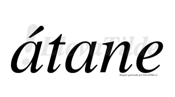 ¿Lleva tilde átane? | LlevaTilde.es