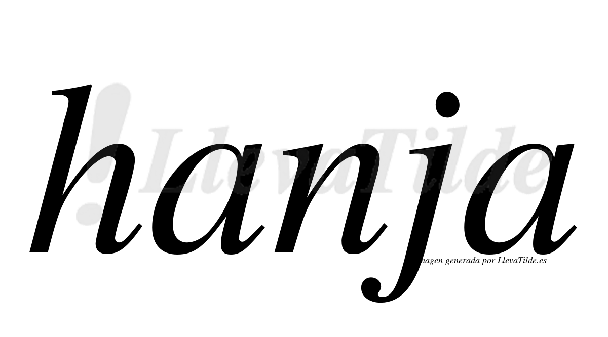 ¿Lleva tilde hanja? | LlevaTilde.es