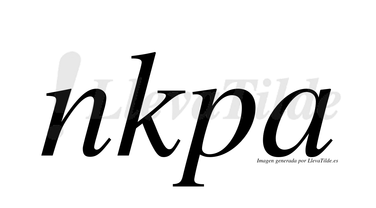 ¿Lleva tilde nkpa? | LlevaTilde.es